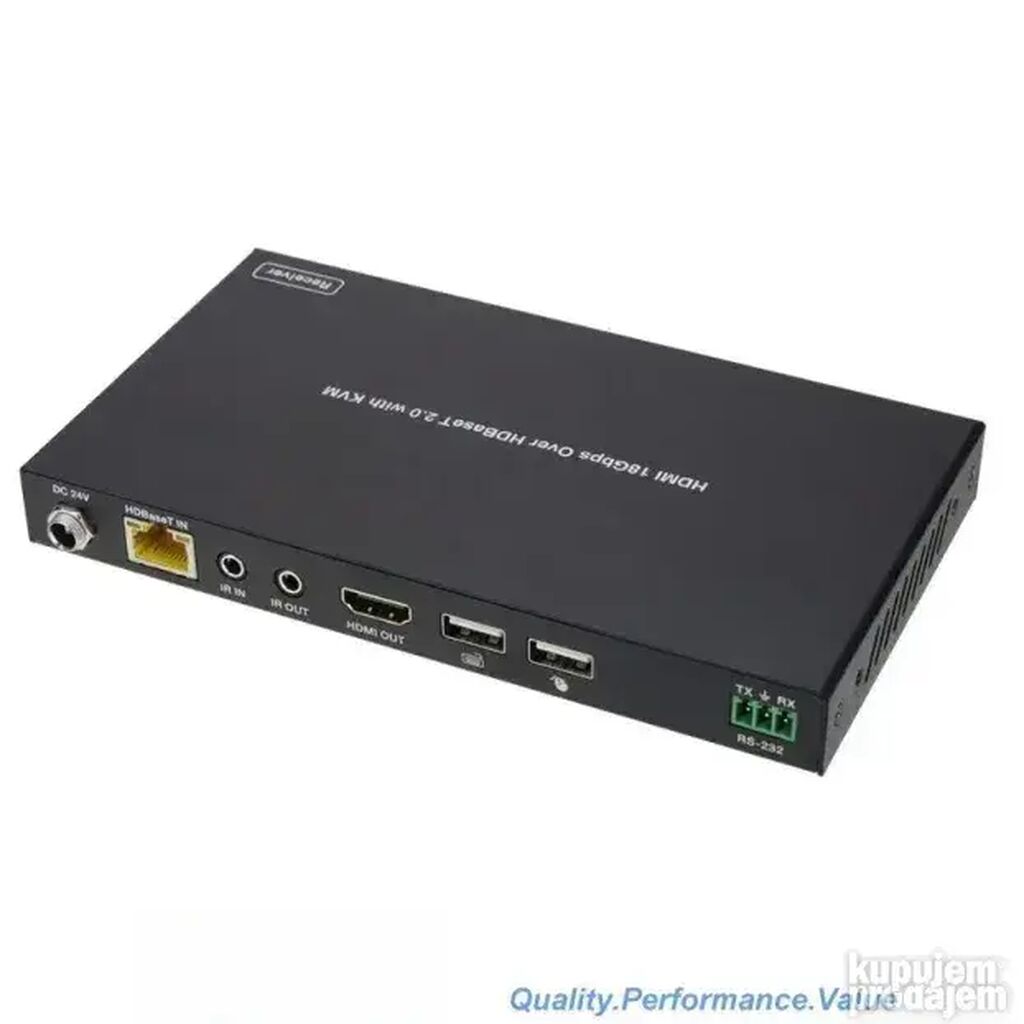*** AKCIJA *** 0903 Wall Plate HDMI v2.0b HDBaseT Extender POE-100m;
