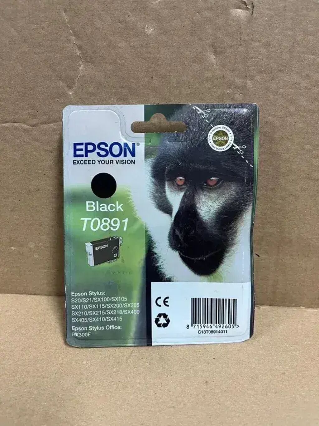 Originalni EPSON Black Crni Kertridž T0891; NOVO, neotpakovano! Za