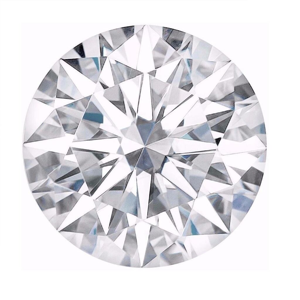Moissanite 0.8ct 6mm GRA