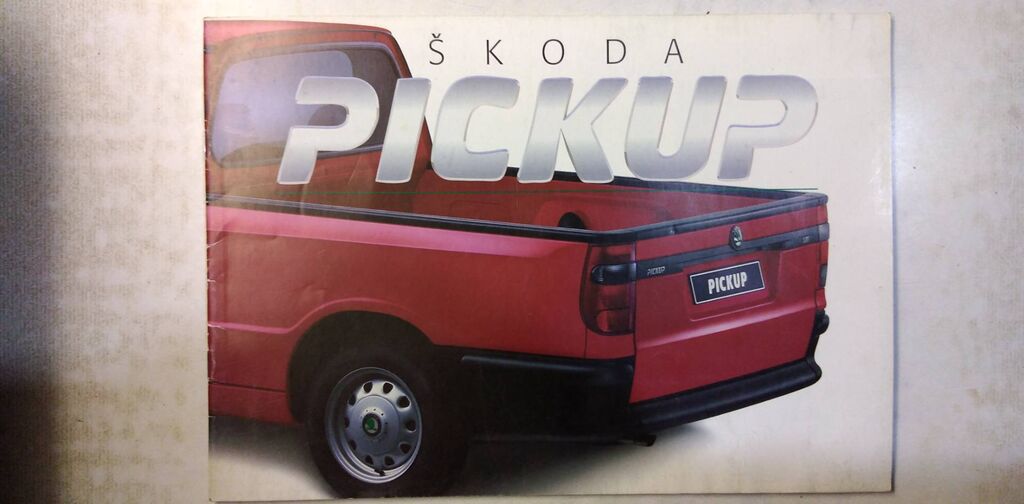 Prospekt Skoda Pick-up II, 16 str. A4 format, srp