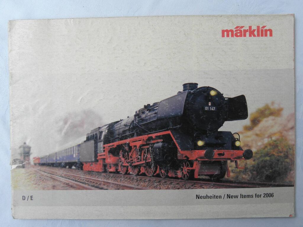 Katalog o Maerklin novim modelima zeleznice HO, 2006. nem. eng