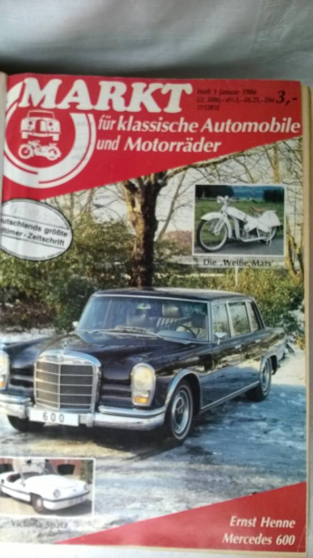 Knjiga: Markt fur klassishe Automobile und Motorrader/Trziste klasik