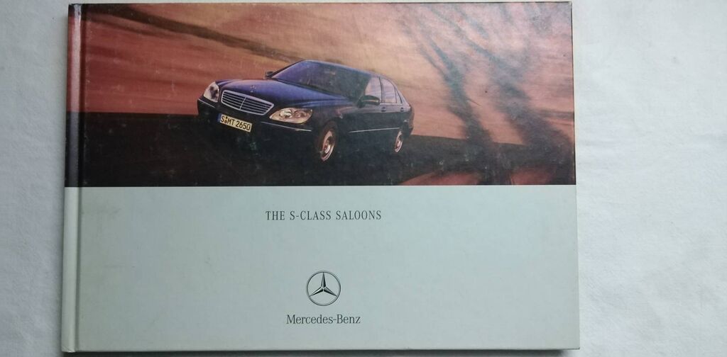 Prospekt Mercedes S-Class Saloons 01-03-00,66 str,.eng