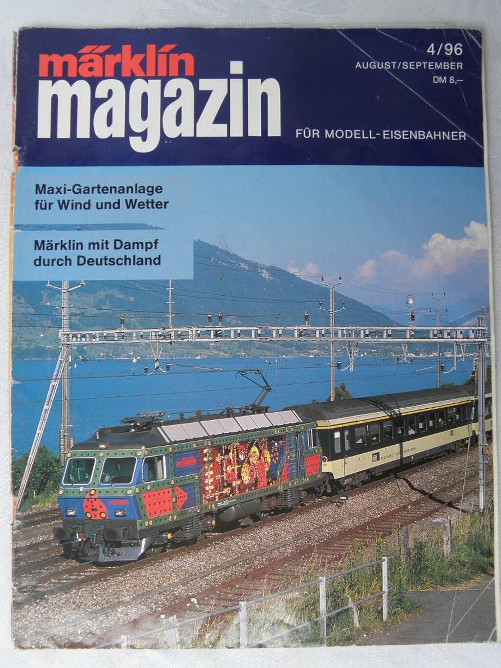 Katalog (magazin) Maerklin o modelima zeleznice HO, 4 1996. nem