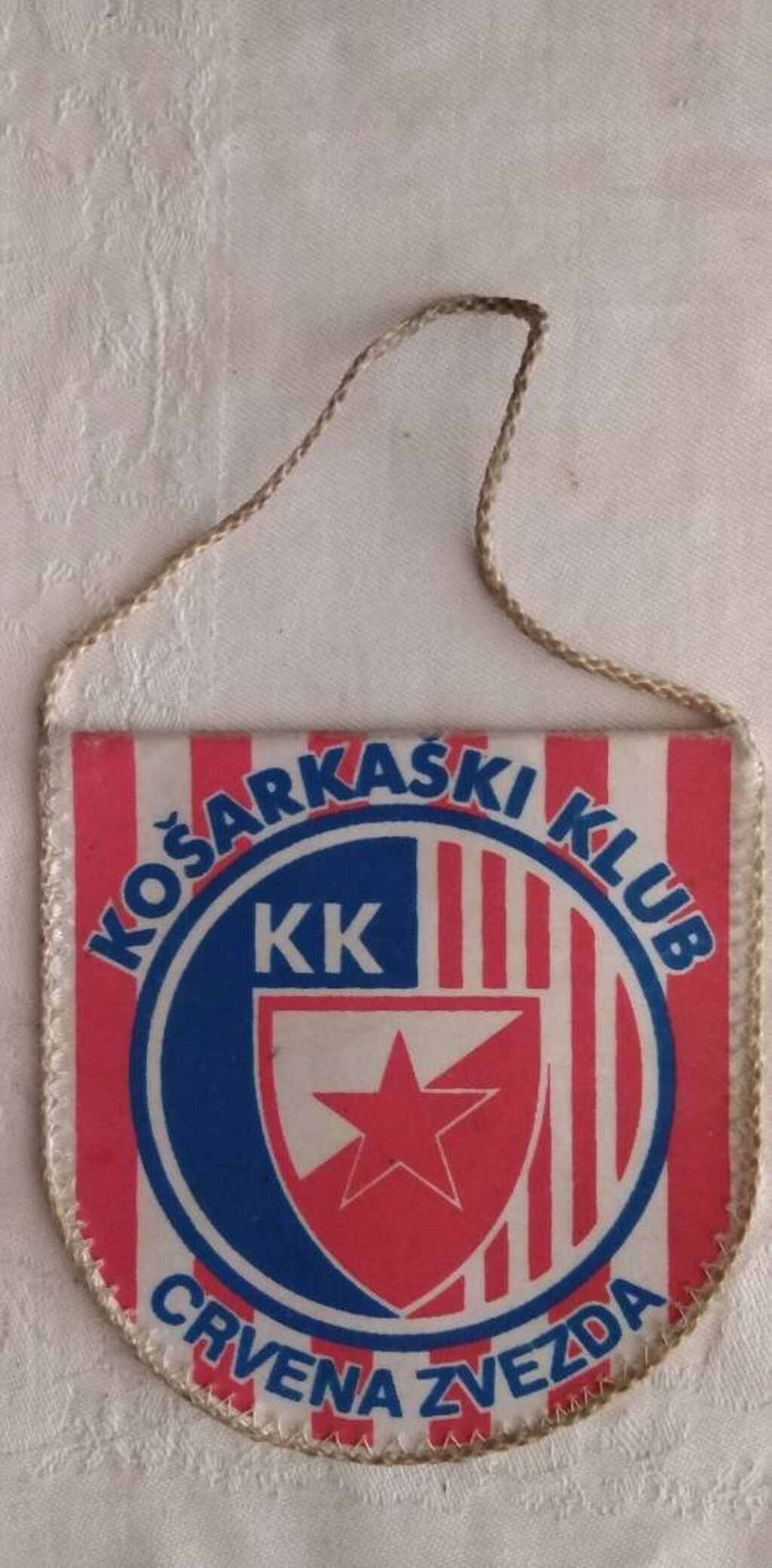 Zastavica KK Crvena zvezda 10 cm