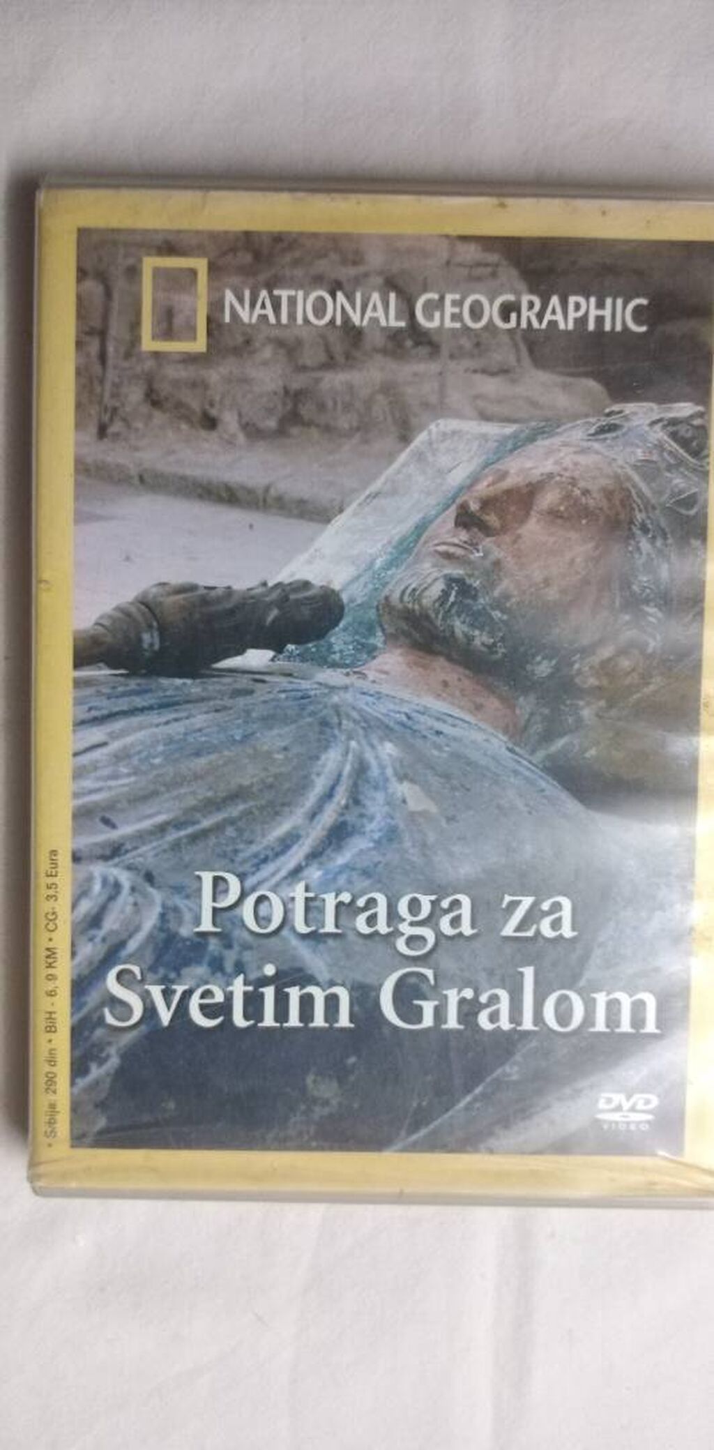 Dvd :Potraga za Svetim Gralom,legenda 53 min. hrvatski,ispravan