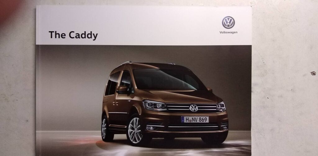Prospekt VW Caddy 2017.nov,75 str.engleski