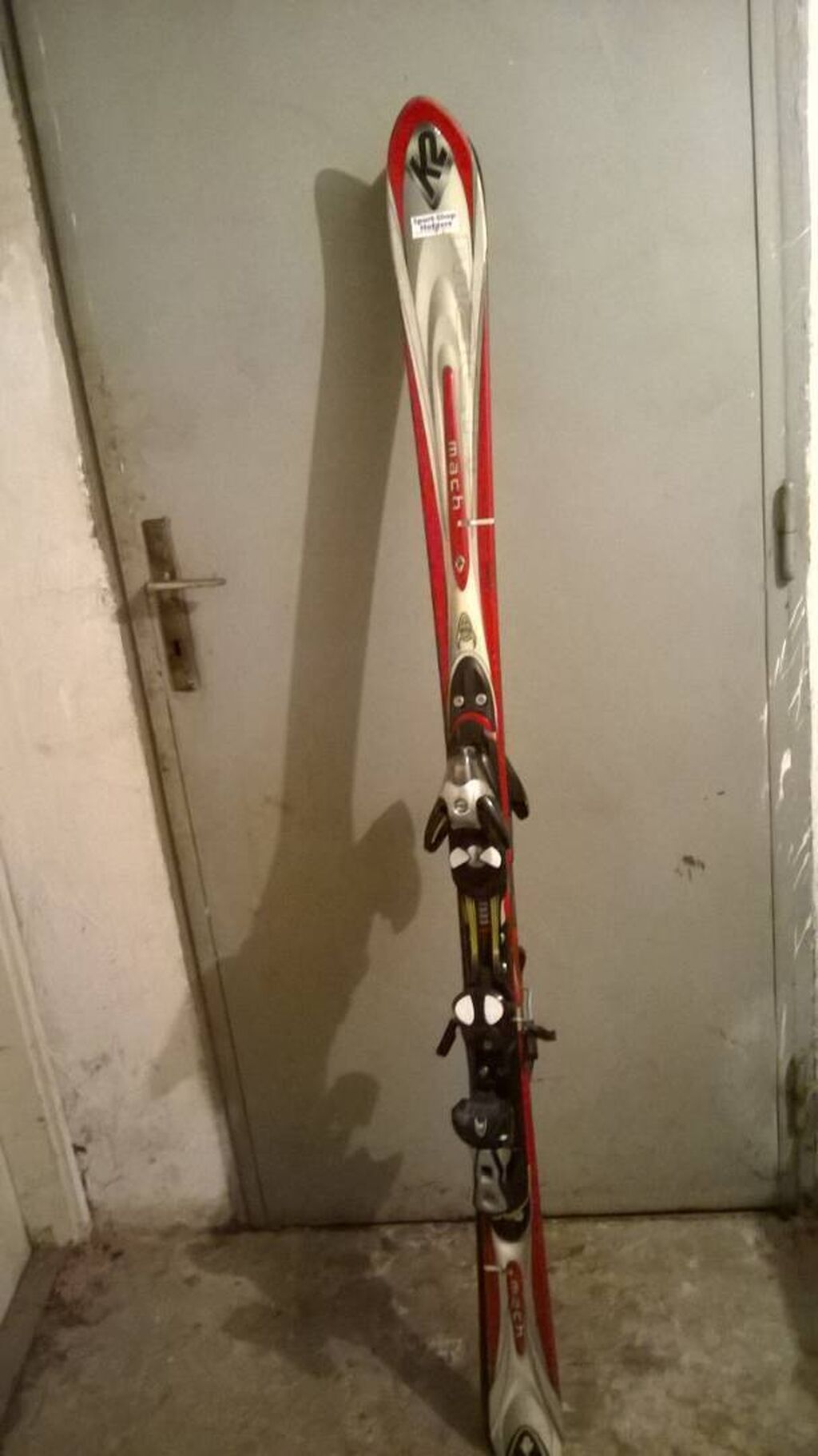 Skije K2, 160 cm. sa vezovima Salomon S912TI,razmak 23-34 cm