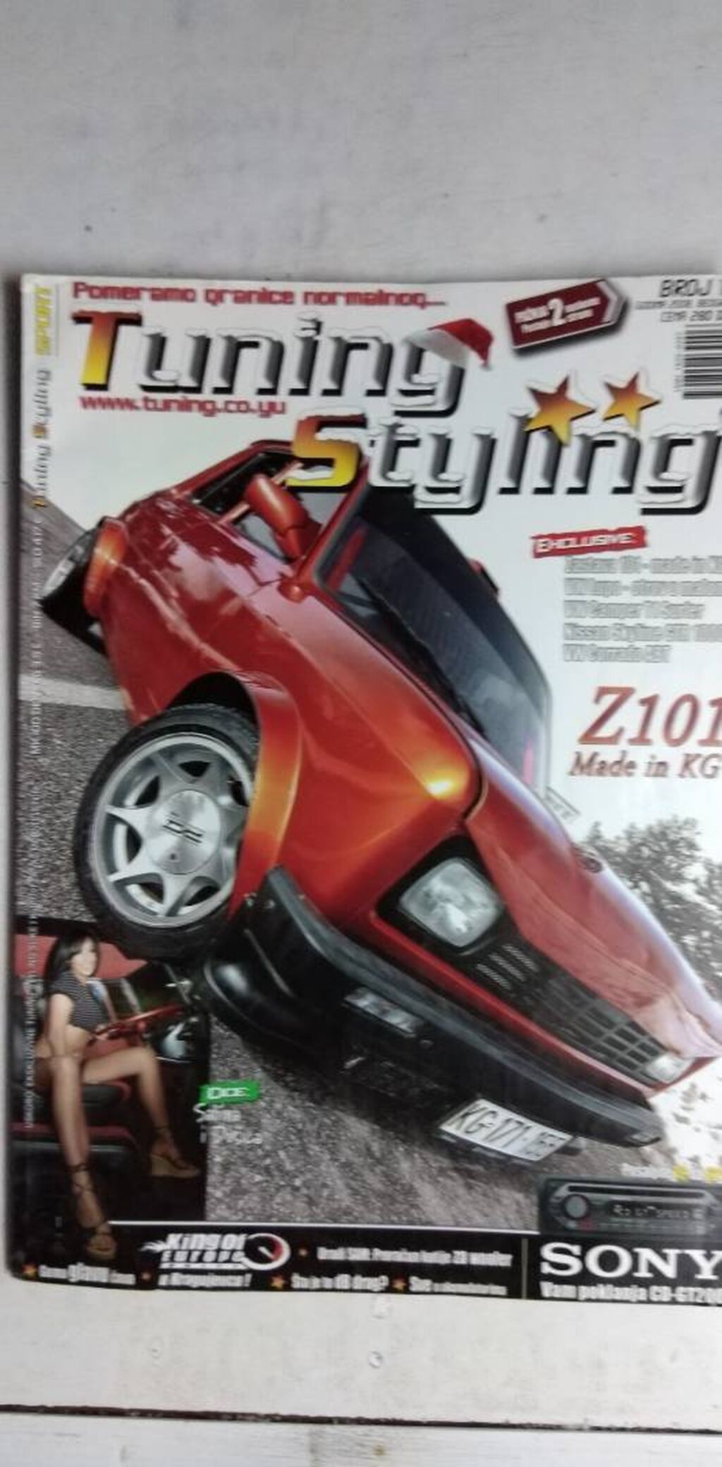 Casopis Tuning Styling br.14/2008., malo izguzvan u uglu