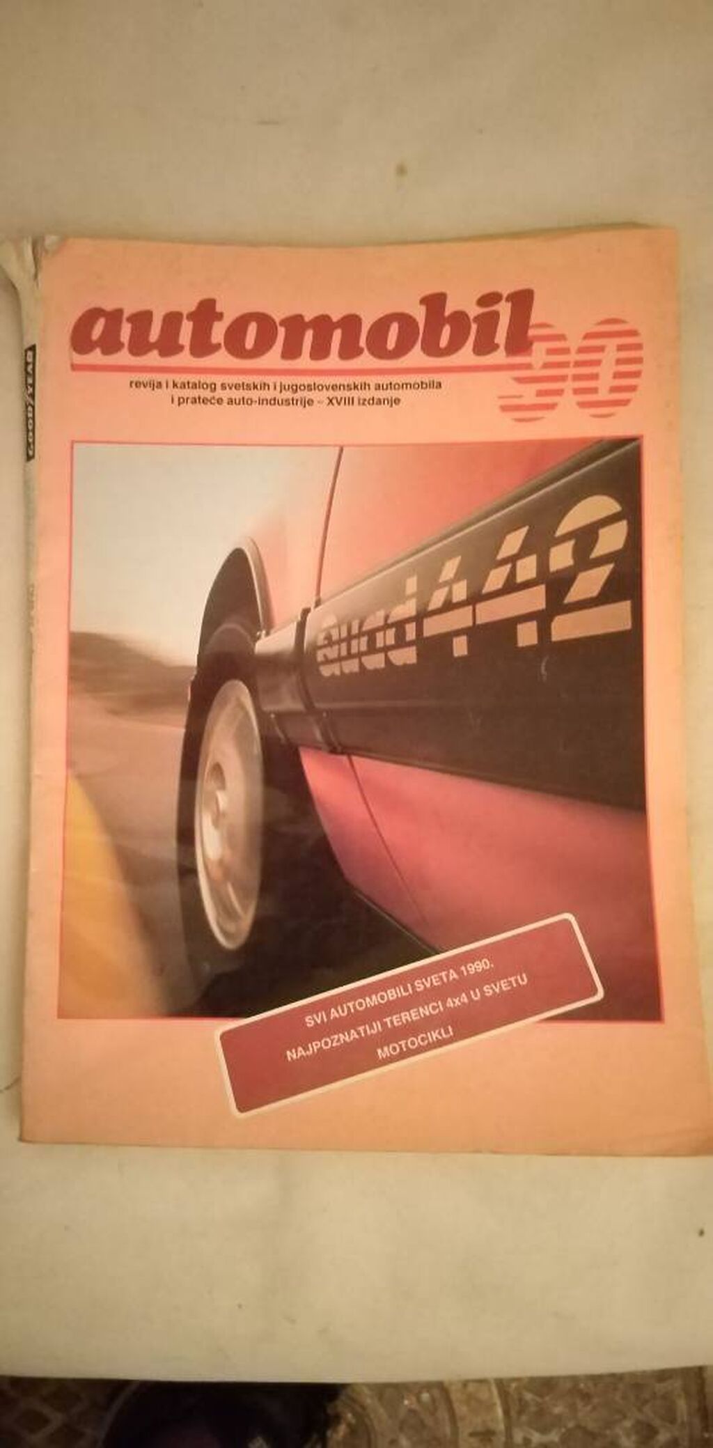 Autokatalog Automobil 1990,1991 i 1993 . god.Cena za kom