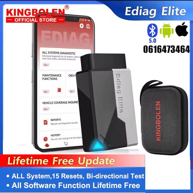 Thinkcar/KINGBOLEN Ediag Elite – profesionalni OBD2 Bluetooth skener