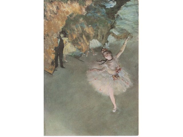 DEGA / EDGAR DEGAS - Dancer on the stage