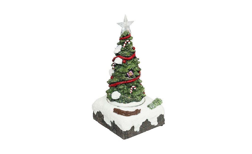 Dekoracija Village tree 13 LED 22.5x12.5x12.5 cm
