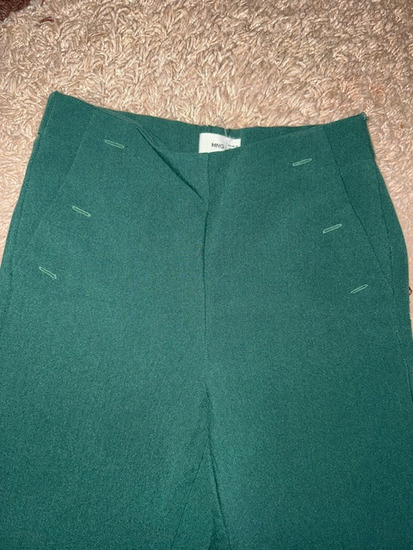 Mango zelene cigaret pantalone
