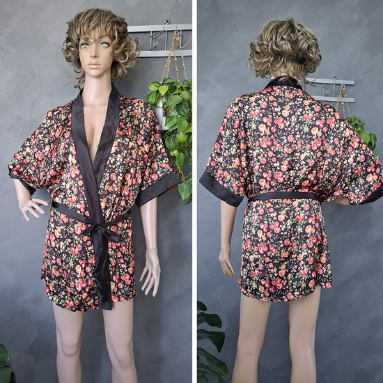 Cvetni ogrtac kimono