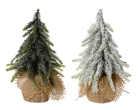 Dekordom novogodišnja dekoracija - mini tree glitter 20cm 689583 - assorted - kmg ( 043379 )