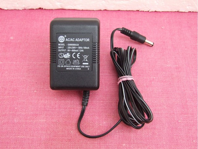 ITE adapter 9V 800mA AC nazimenicna ORIGINAL+GARANCIJA