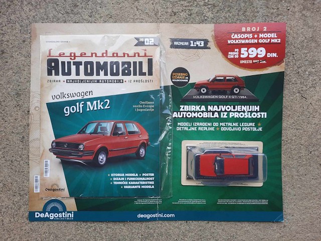 Legendarni Automobili Broj 2 - Golf 2