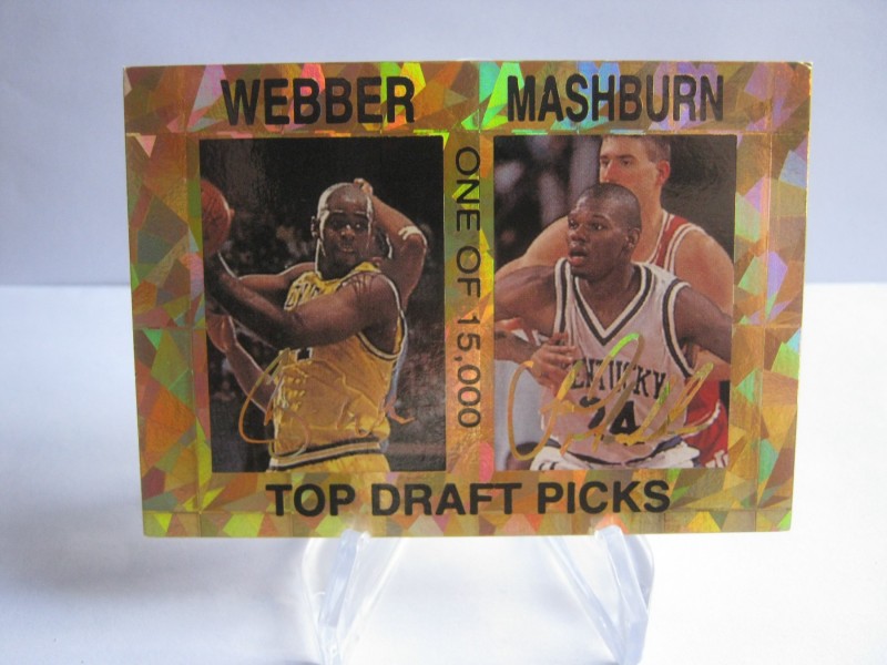 CHRIS WEBER - JAMAL MASHBURN 93-94 SPORTS STARS USA