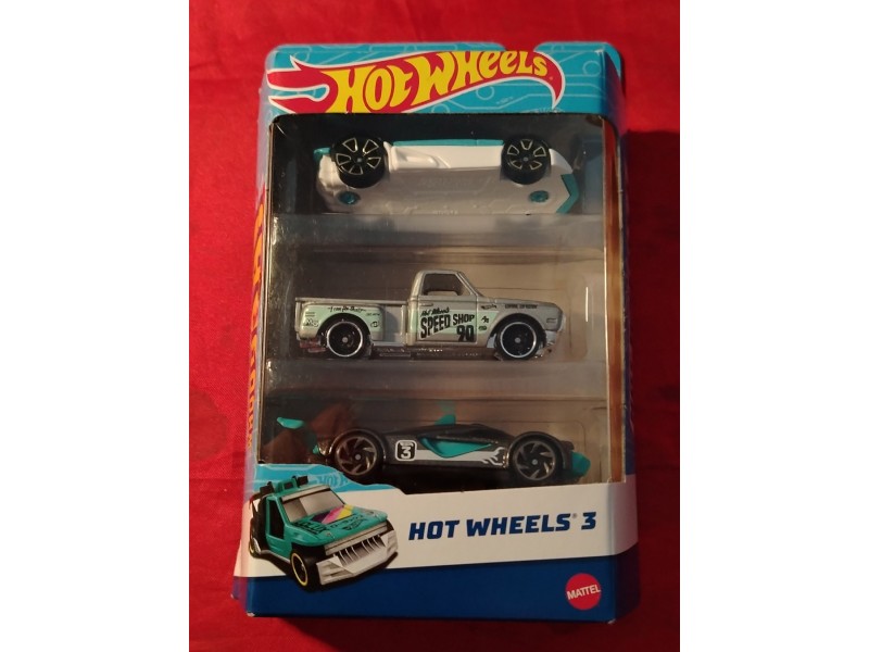 Hot Wheels by Mattel K5904 Car Assortment 3 Pack