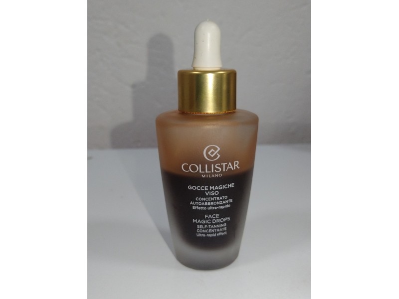 Collistar face magic drops self tanning 50ml original