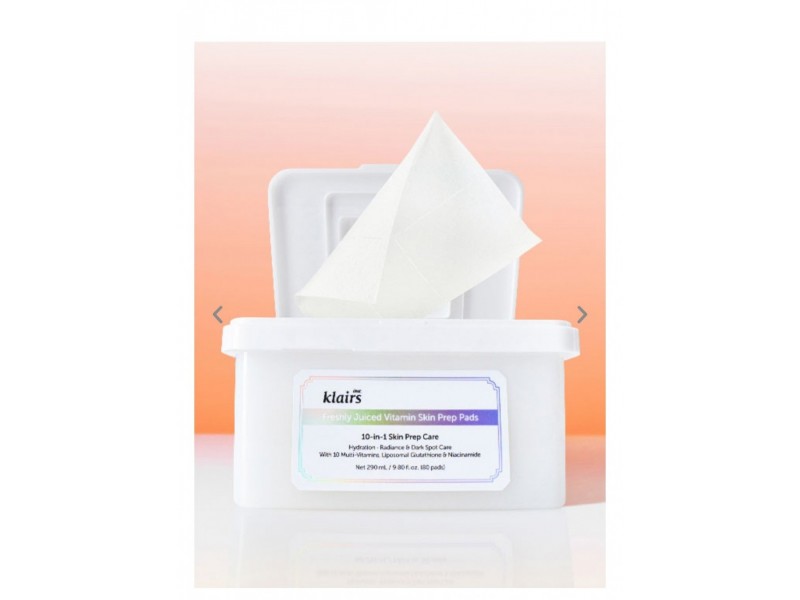 Dear,Klairs Vitamin Skin Prep Pads 80kom *NOVO*