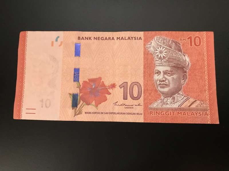MALEZIJA 10 RINGGIT.
