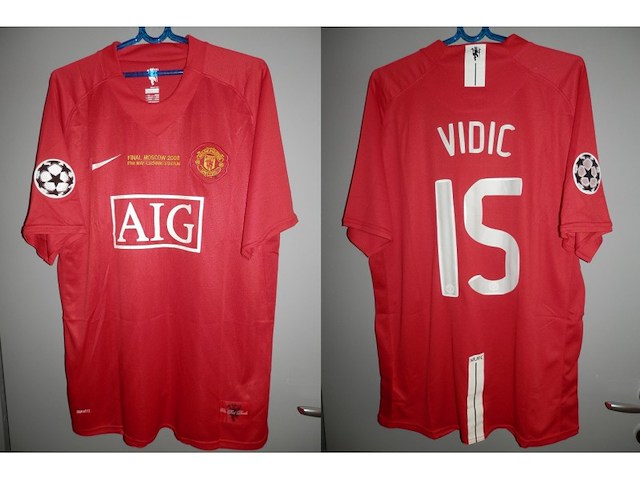 Manchester United dres (FINALE LŠ 2008) Nemanja Vidić 1