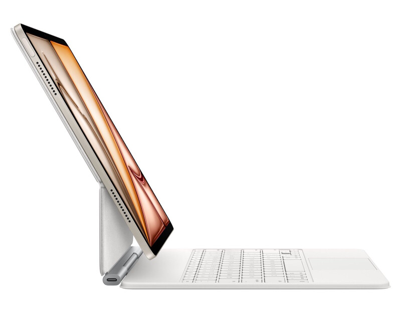 APPLE - Magic Keyboard for iPad Air 13 inch (M3) - International English - White ( mdfw4z/a)