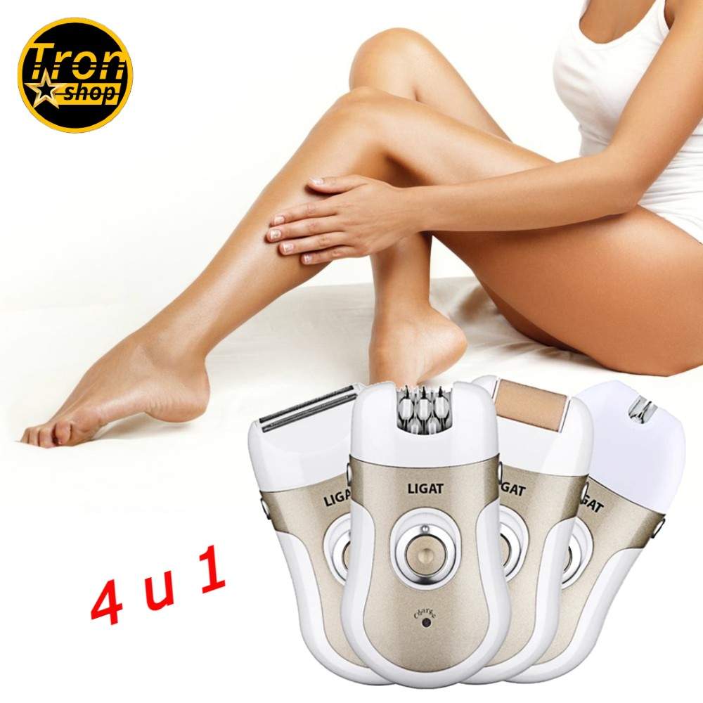 Aparat za epilaciju 4u1 – epilator, brijač i turpija