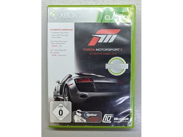 Forza Motorsport 3  Ultimate Collection  2xDVD XBOX 360
