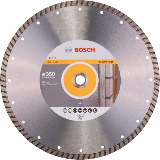 Bosch dijamantska rezna ploča Standard for Universal Turbo 350 x 20/25,40 x 3 x 10 mm - 2608602587