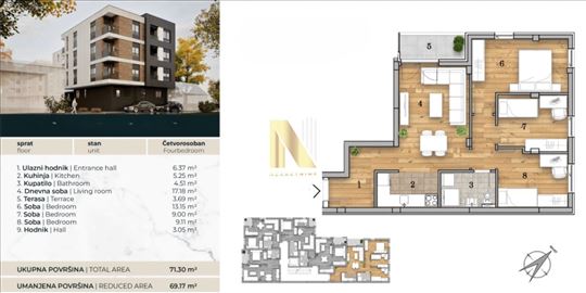 Novogradnja, Južni Telep, vrhunski kvalitet gradnj