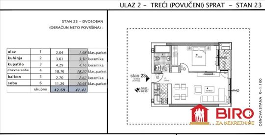 Stan,NOVI SAD,TELEP,kv: 41.00, € 109800, ID: 10123