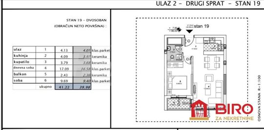 Stan,NOVI SAD,TELEP,kv: 40.00, € 109200, ID: 10123