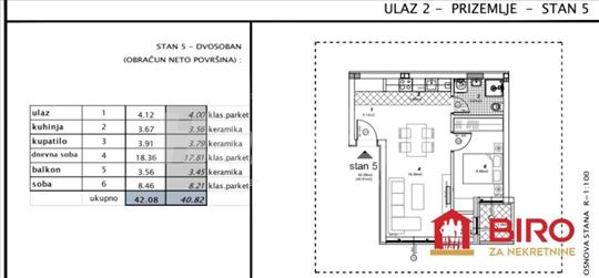 Stan,NOVI SAD,TELEP,kv: 41.00, € 101350, ID: 10123