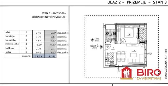 Stan,NOVI SAD,TELEP,kv: 38.00, € 97850, ID: 101237