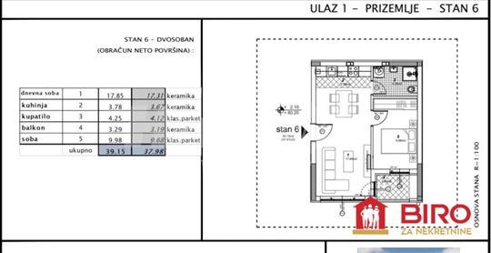 Stan,NOVI SAD,TELEP,kv: 38.00, € 95900, ID: 101235