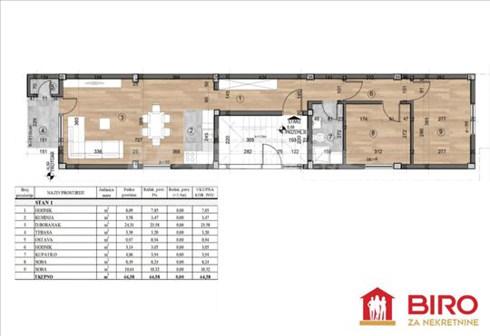 Stan,NOVI SAD,TELEP,kv: 65.00, € 158300, ID: 10118