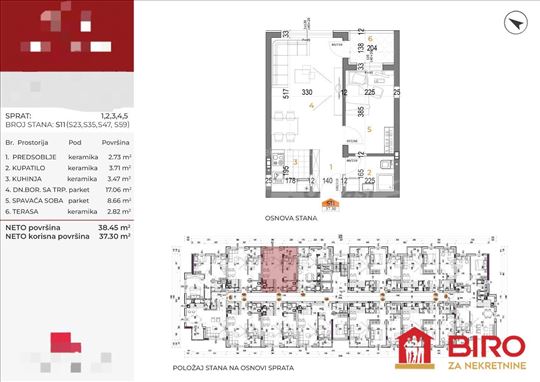 Stan,NOVI SAD,TELEP,kv: 37.00, € 92200, ID: 101164