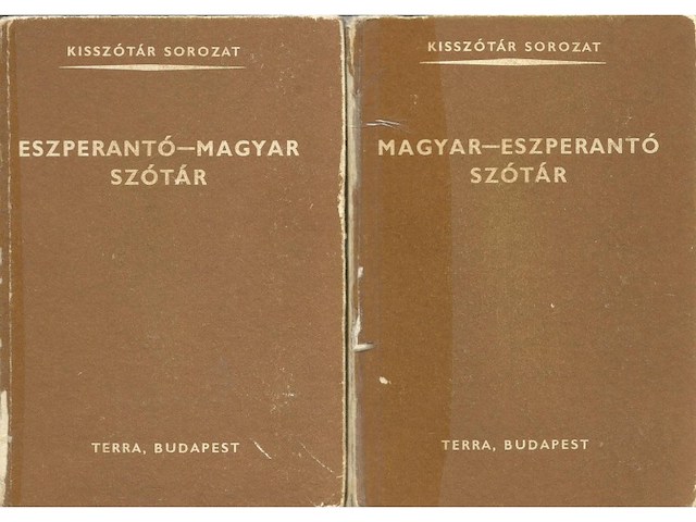 Magyat-Eszperanto ,Eszperanto-Magyar szotar