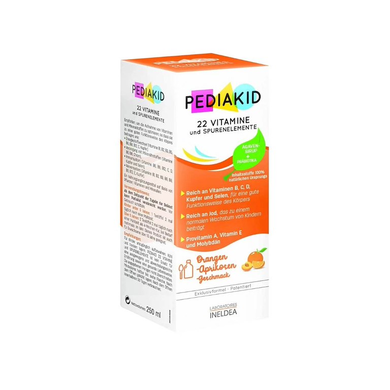 PEDIAKID Sirup sa 22 Vitamina i Minerala 250 mL