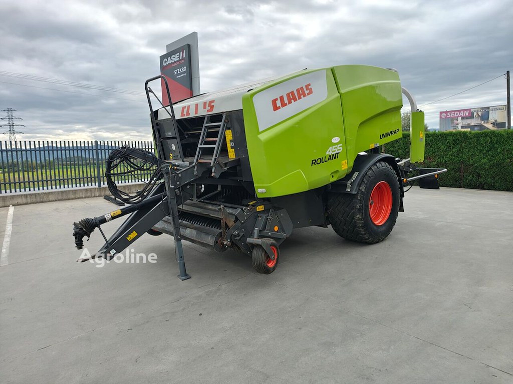 Claas Rollant 455 UNIWRAP balirka za okrugle bale