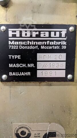 Bez dodatnog konteksta, "BDM 20-" izgleda kao oznaka modela mašine ili opreme. Molimo navedite više
Hörauf BDM20 Buchdeckenmaschine