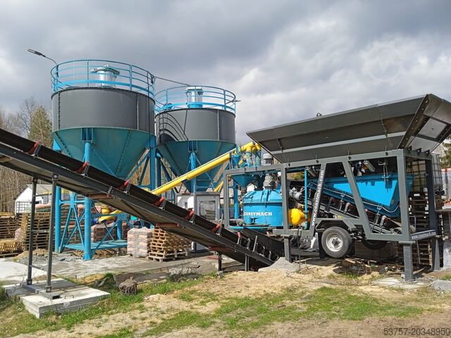 Fabrika za mešanje pokretnog betona
CONSTMACH Concrete Mixing Plant Small Mobil Concrete Mixing Plant 30M3/H