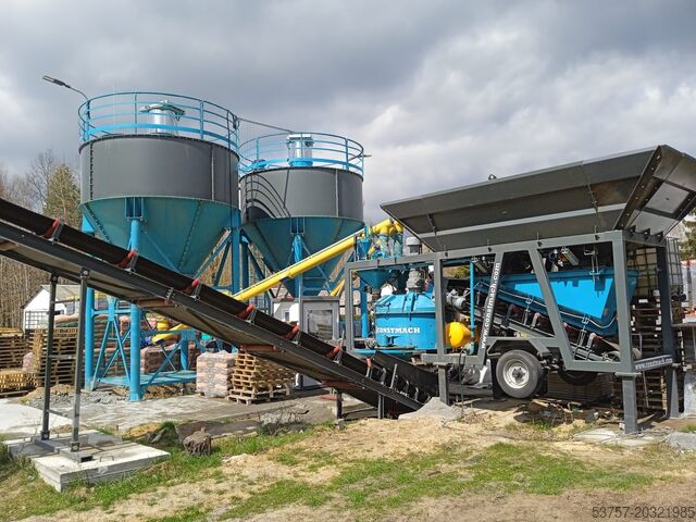 Postrojenje za mešanje betona / betonska baza
CONSTMACH Concrete Mixing Plant 30M3/H Small Mobil Concrete Mixing Plant