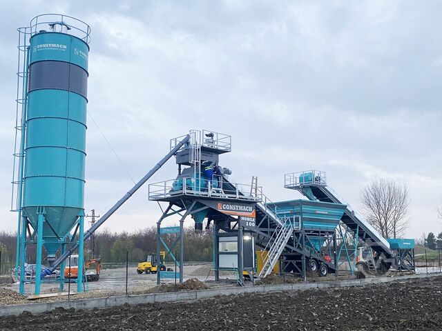 Postrojenje za mešanje betona / betonska baza
CONSTMACH Concrete Batching Plant 100 M3/H Mobile Concrete Batching Plant