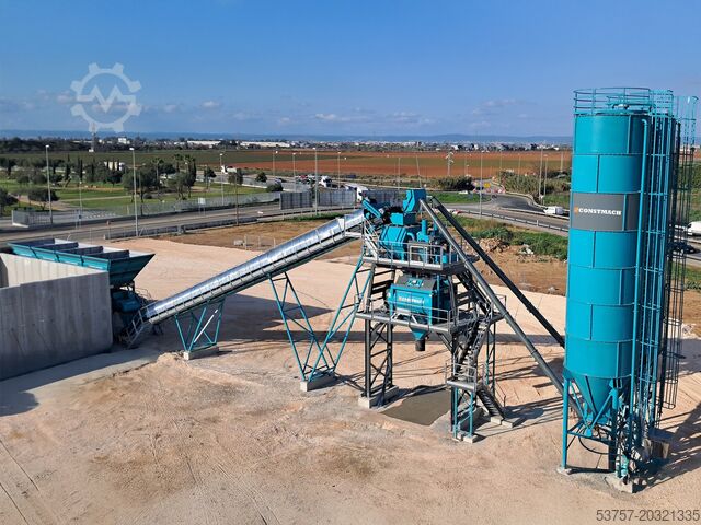 Betonska mešalica, betonska baza
CONSTMACH Concrete Batching Plant 120M3 Stationary Concrete Batching Plant