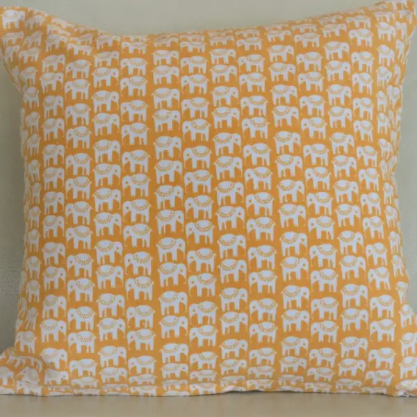 Jastuk Slončići oker žuti 40x40 2076-7