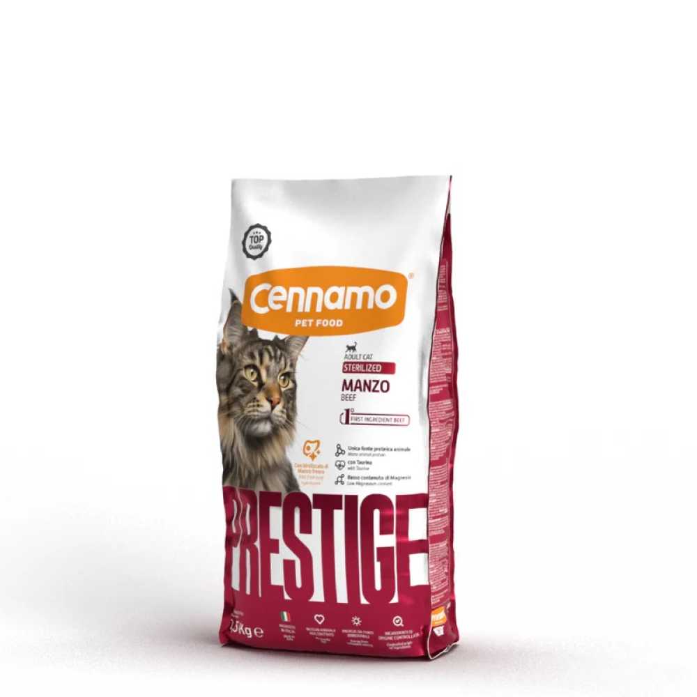 Cennamo Prestige Cat Sterilised - Beef 10kg